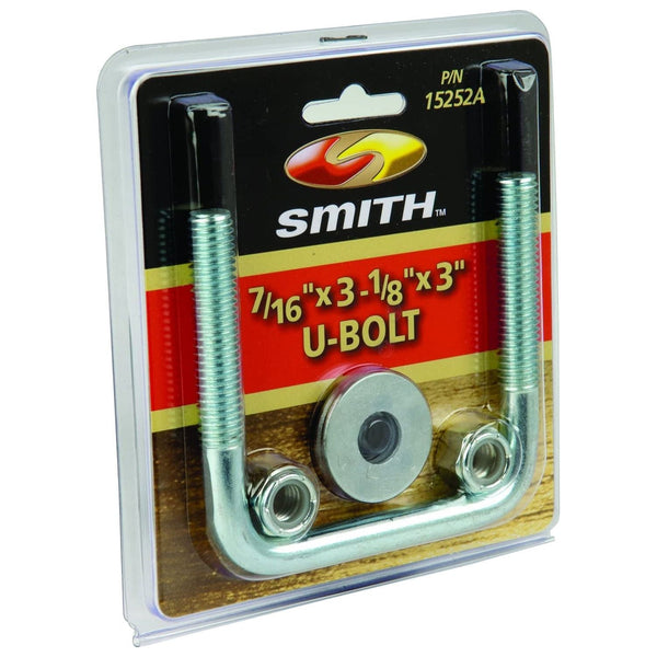 CE Smith 15252A Zinc U-Bolt 7/16"-14 X 3-1/8" X 3" - Ourland Outdoor